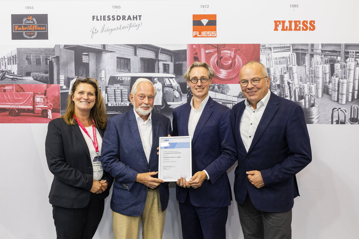 Jubiläum: Das Unternehmen Fliess & Co. GmbH ist seit 100 Jahren ...